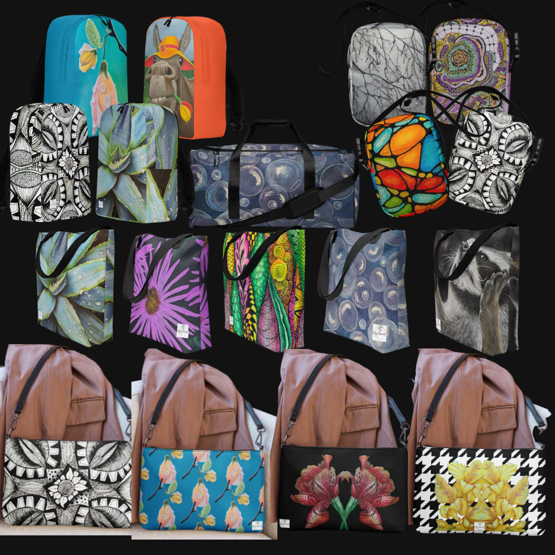 Bags and Backpacks Collection: Featuring Artwork Cathy Dement – ArtRx ...